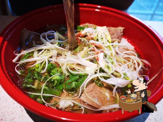 Menu at Pho T2 restaurant, Farnborough