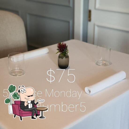Menu at Number 5 restaurant, Auckland
