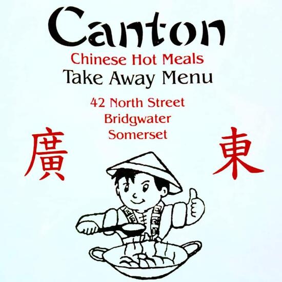 Menu at Canton fast food, Bridgwater