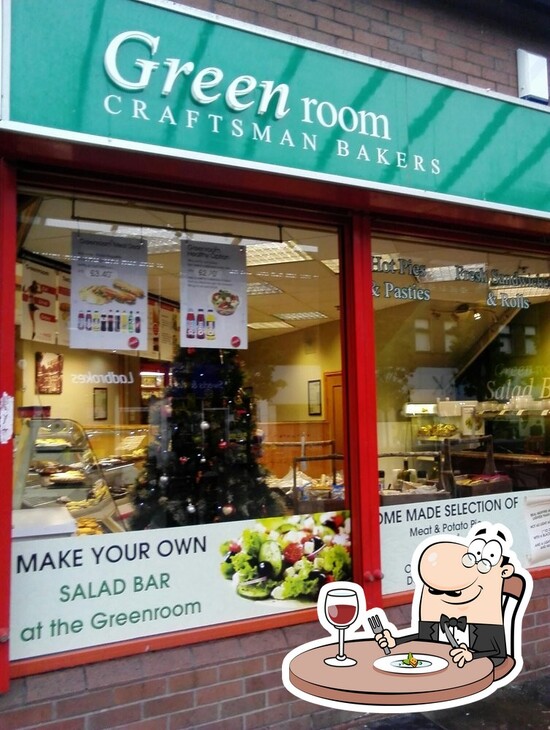 Menu at Greenwoods Bakery, Oldham