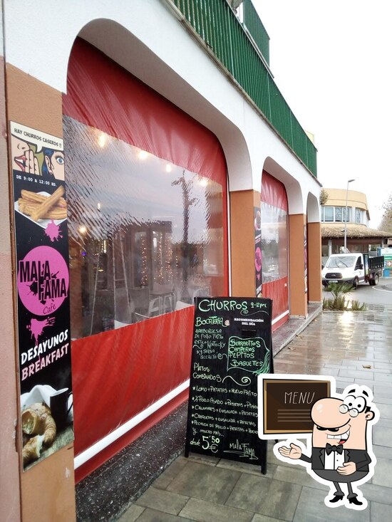 Menu at Mala Fama Café, Port d'Alcúdia