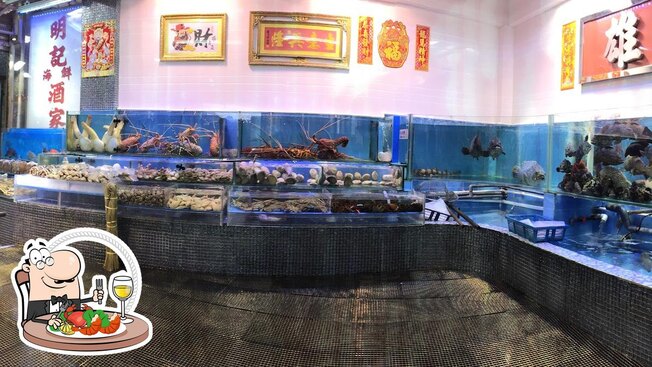 Menu at Shing Kee Seafood Restaurant, Hong Kong