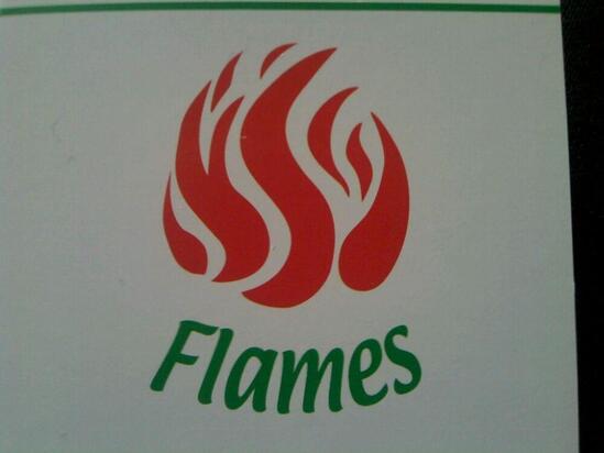 Menu at Flames Takeaway pizzeria, Scarborough