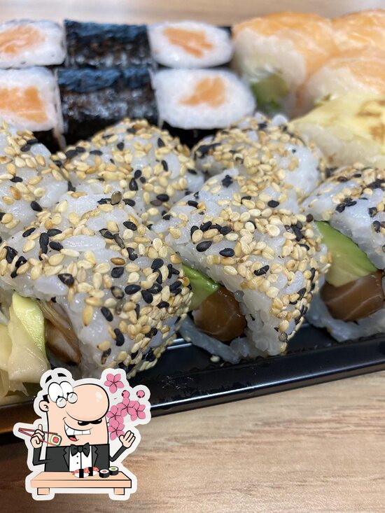 Menu at Ninja sushi restaurant, Beuzeville