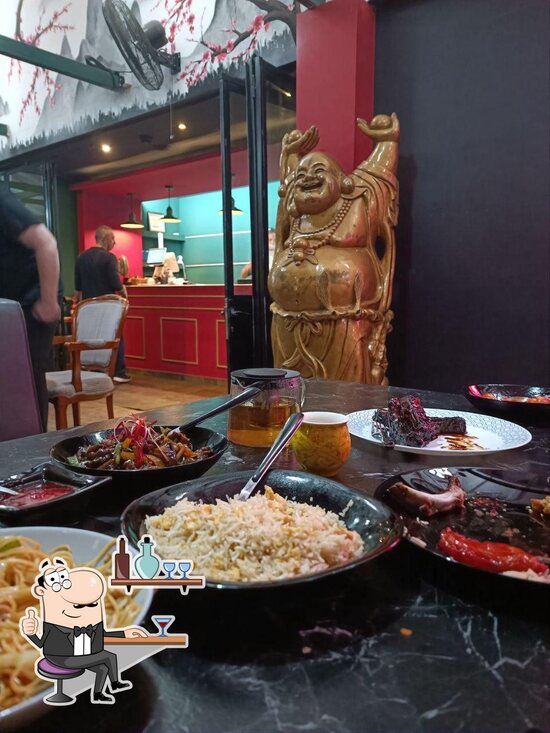 Menu at Red Dragon, Limassol