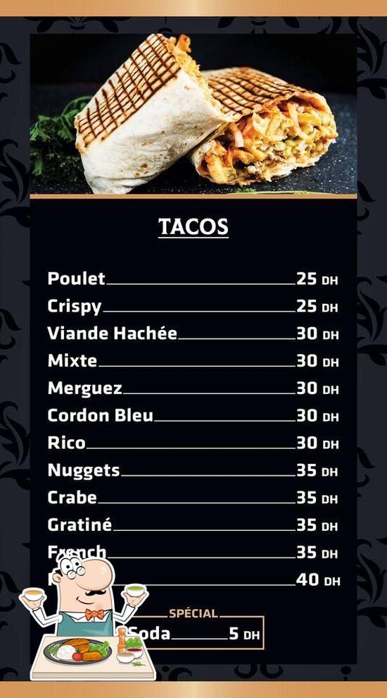 Speisekarte von Café Rico Sabor fast Food, Kenitra