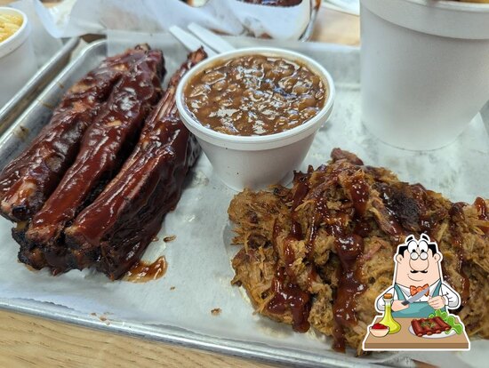 Menu at Big C's BBQ, Goshen