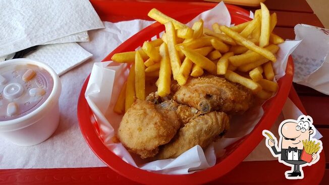 Menu at Kansas Fried Chicken fast food, Handforth