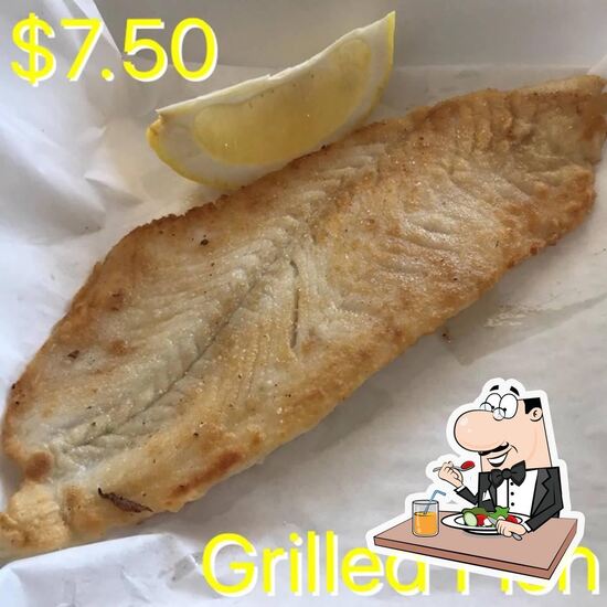 Menu at The Blue Sea Fish Bar, Mackay