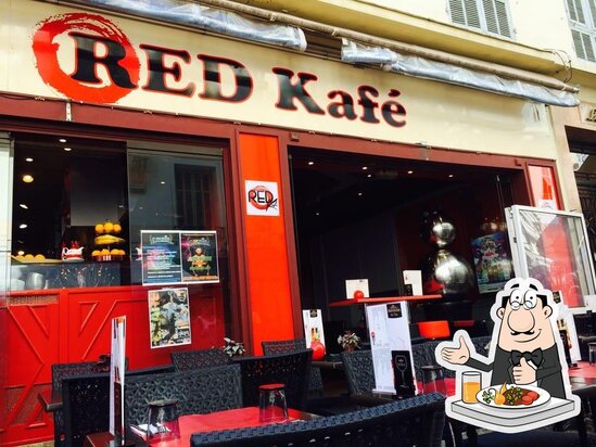 Menu at Red kafé pub & bar, Nice