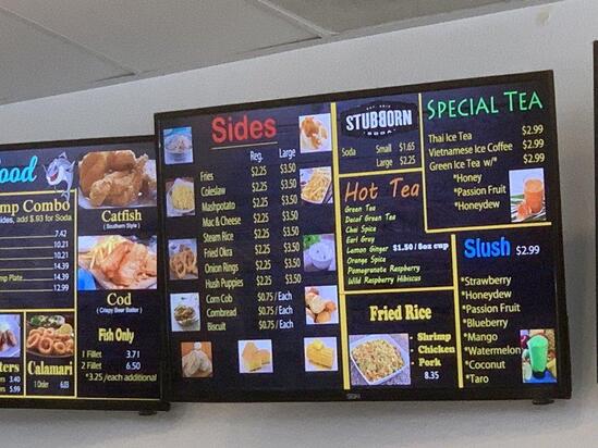 Menu at The Chicken Shop restaurant, Santee