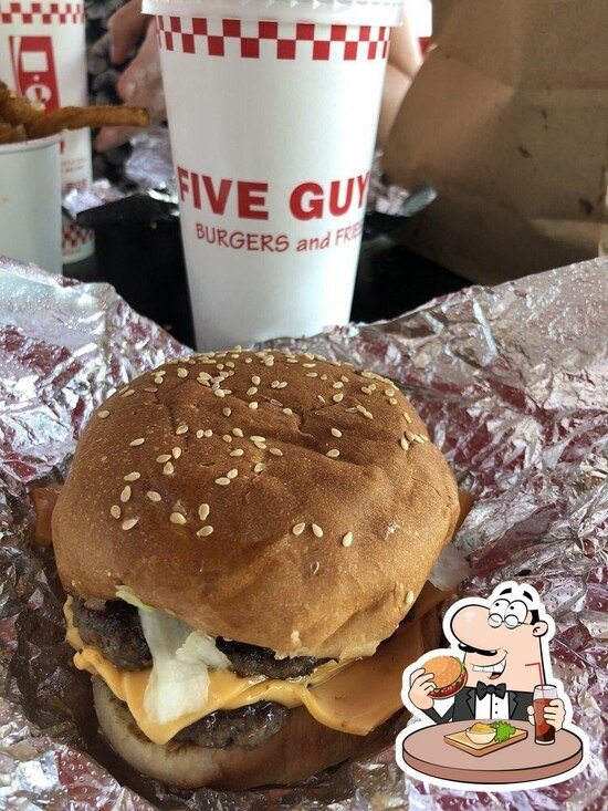Menu at Five Guys Whiteley fast food, Whiteley
