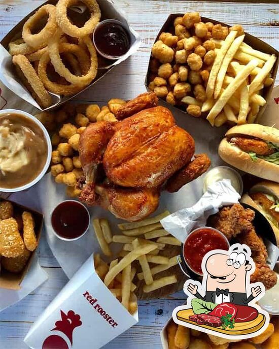 Menu at Red Rooster fast food, Richmond, 294 Swan St