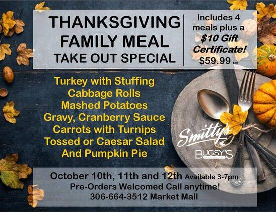 Menu at Smitty's Restaurant & Lounge - Saskatoon Market Mall, Saskatoon ...