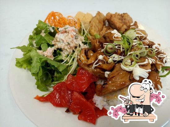 Menu at Coco Sushi restaurant, Gordonvale