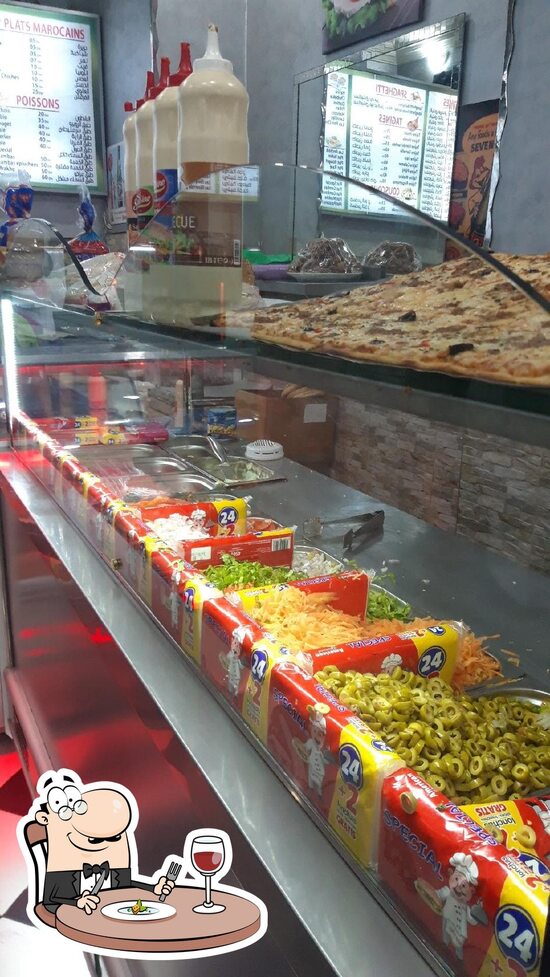 Menu at Pizza Boujemaa restaurant, Tangier