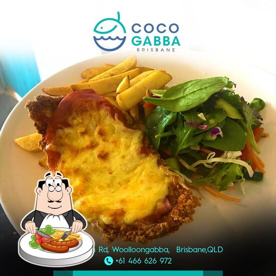 Menu at COCO GABBA restaurant, Woolloongabba