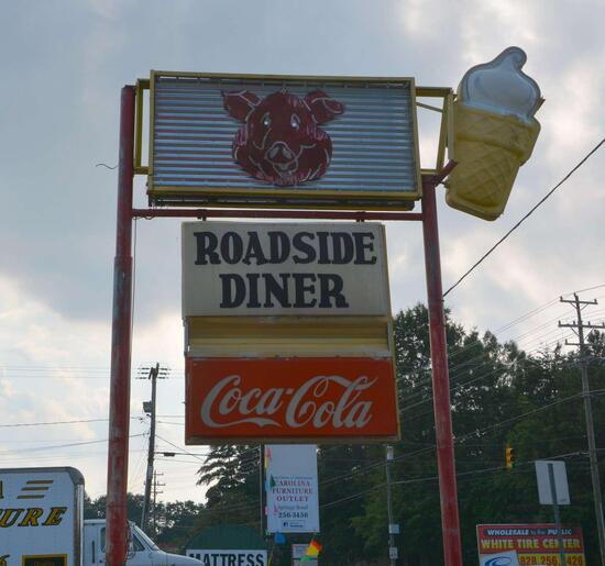 Menu at Roadside Grill restaurant, Hickory