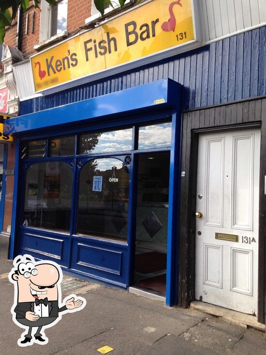 Menu at Ken’s Fish Bar, London