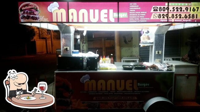 Menu at D'Manuel Burger restaurant, Bani