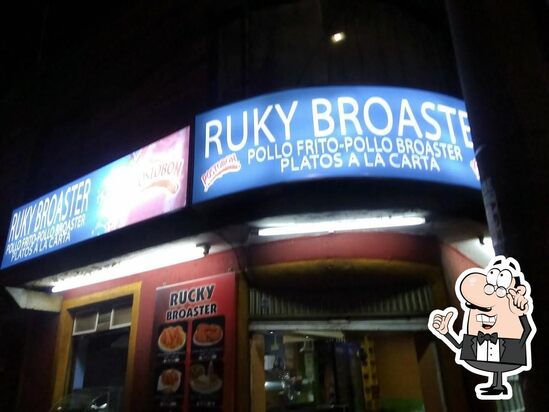 Menu at Rucky Broaster restaurant, Bogotá