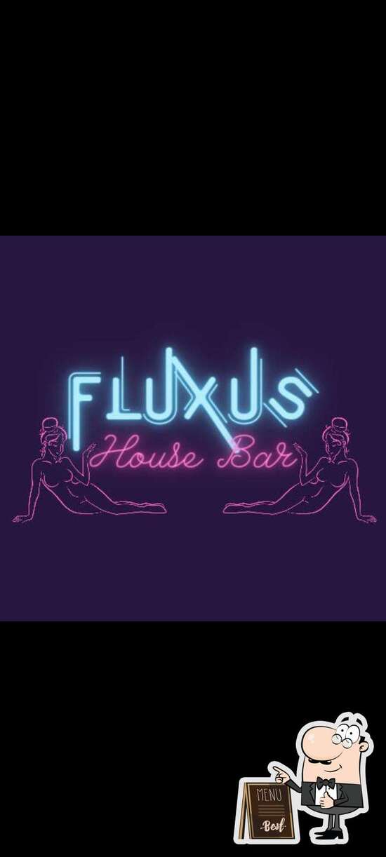 Menu em Fluxus house bar, Candeias