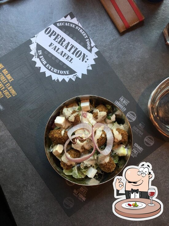 Operation Falafel restaurant, Dubai, Dubai Media City CNBC Building C7 ...