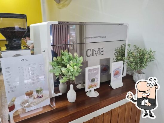 Menu at Kit coffee, Bangkok