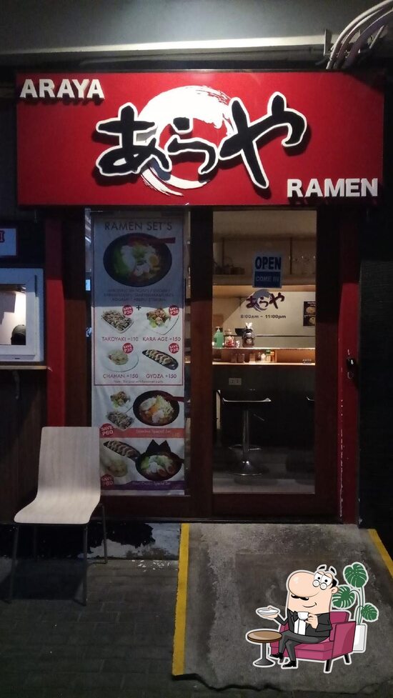 Araya Ramen, Makati, Ayala - Restaurant menu, prices and reviews