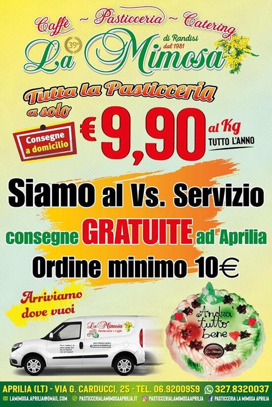 Menu da Pasticceria La Mimosa, Aprilia