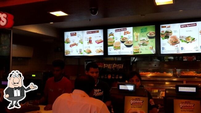 Menu at KFC India, Delhi
