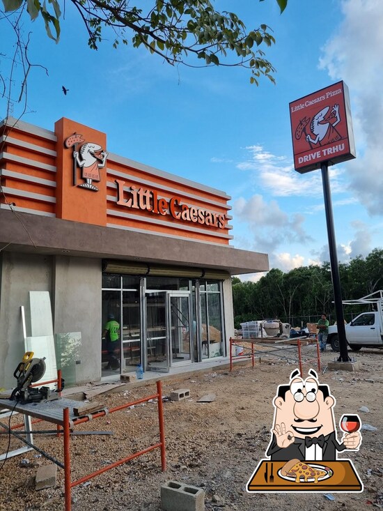Menu at Little Caesars pizzeria, Cancún, Av. 135 321