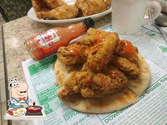 Menu at Wishbone Broasted Chicken restaurant, Allen Park
