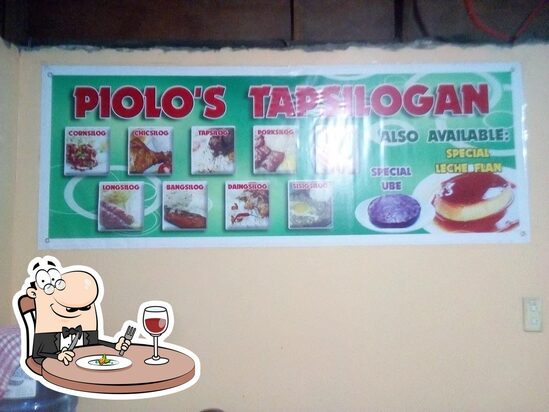 Menu at Piolo's Tapsilogan restaurant, Asingan