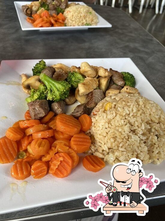 Menu at Nagano Japanese Grill restaurant, Sevierville