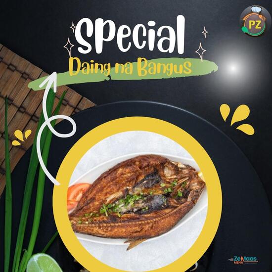 Menu at Pinoy Zone Restaurant, Abu Dhabi