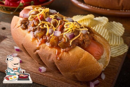 Menu at The Hot Dog Guys restaurant, Victoria