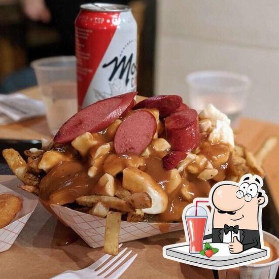 Menu at Snack Bar, Québec City