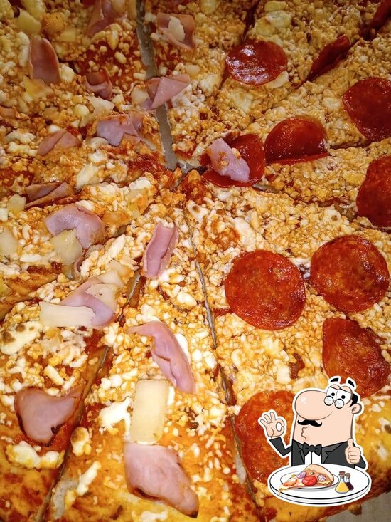 Menu at Papi Pizza restaurant, Aguascalientes