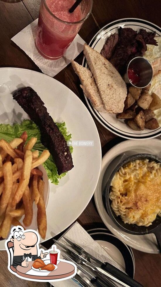 Menu at The Bowery restaurant, Taguig