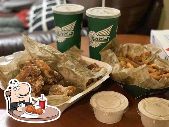 Menu at Wingstop restaurant, Bellevue