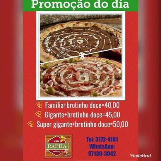 Menu em Pizza do Rapha delivery restaurante, Rio de Janeiro