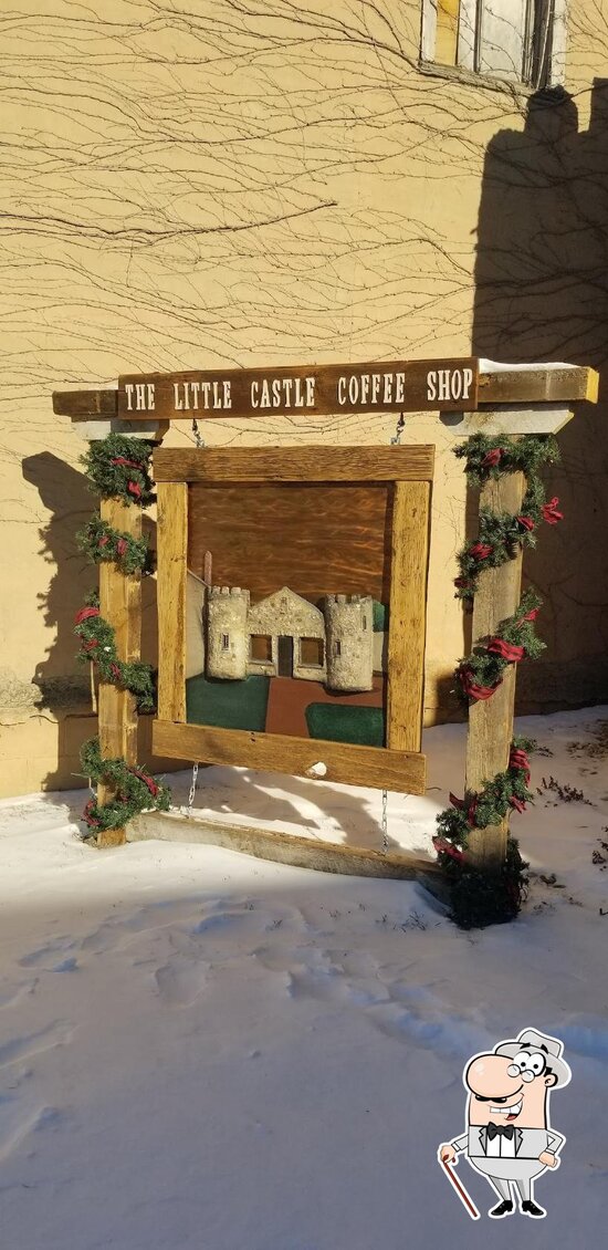 Menu at The Little Castle Coffee Shop, Clinton