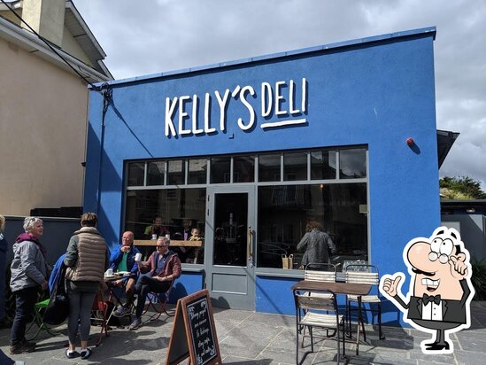 Menu at Kelly's Deli cafe, Rosslare