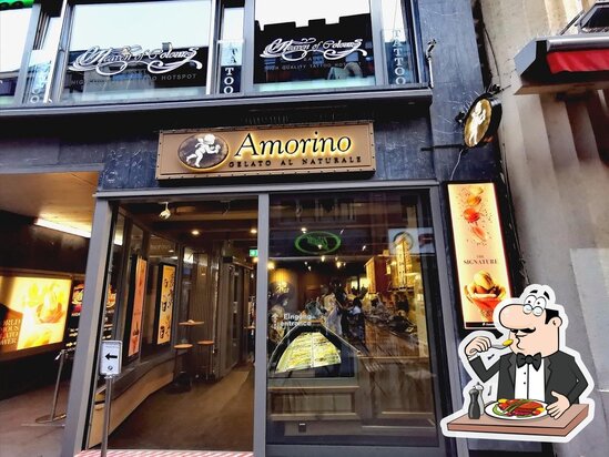 Menu at Amorino, Basel