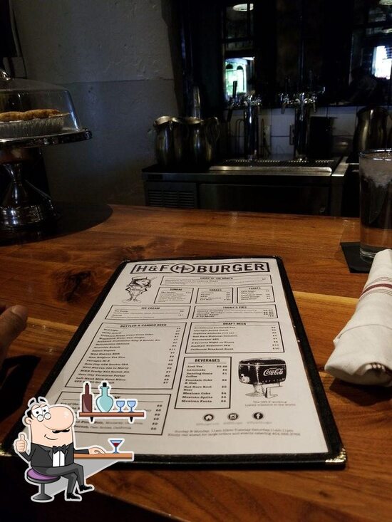 Menu at H&F Burger restaurant, Atlanta, 675 Ponce De Leon Ave NE