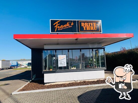 Menu at Frank's Drive-Thru restaurant, Zeulenroda-Triebes