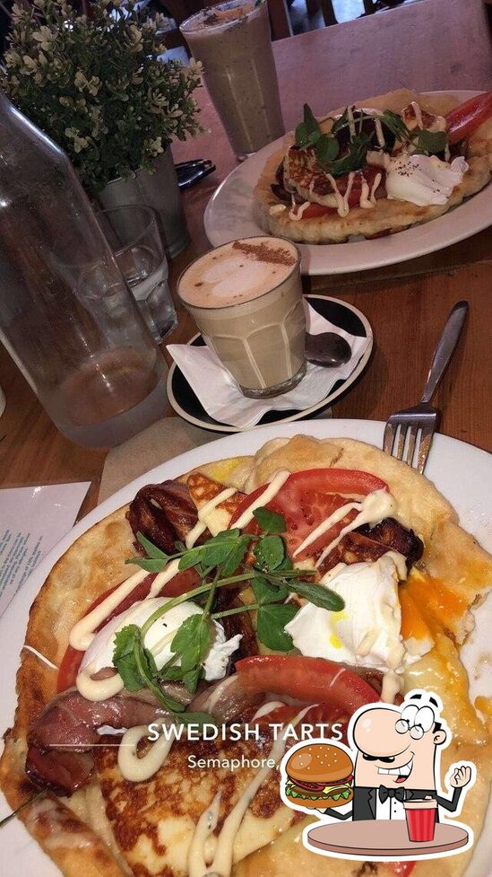 Menu at Swedish Tarts restaurant, Semaphore