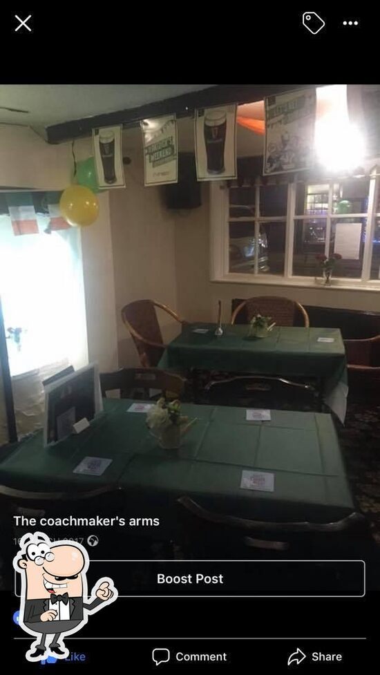 Coachmakers Arms, March - Restaurant menu, prices and reviews