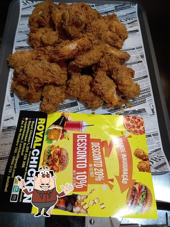 Menu at Royal Chicken restaurant, Setúbal Municipality